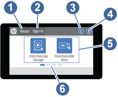 HP LaserJet Enterprise 5700、6700、6701、X55745 - 打印机视图 | HP® 支持