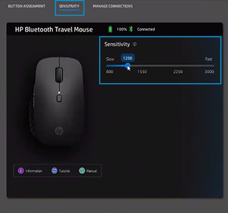Ordinateurs HP - Configuration de la souris HP Bluetooth Travel Mouse ...