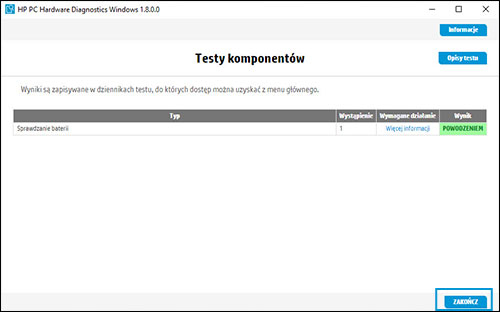 Komputery przenośne HP - Testowanie i kalibracja baterii komputera ...
