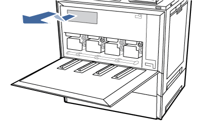 HP Color LaserJet Enterprise X57945 وX654 وX677 - استبدال وحدة تجميع ...