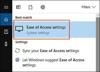 HP PCs - Accessibility options (Windows 10) | HP® Customer Support