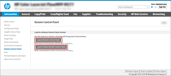 HP LaserJet Enterprise, HP PageWide Enterprise - Use the HP Remote ...