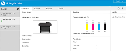 General Print Settings - HP DesignJet T200/T600 and Studio Printer ...