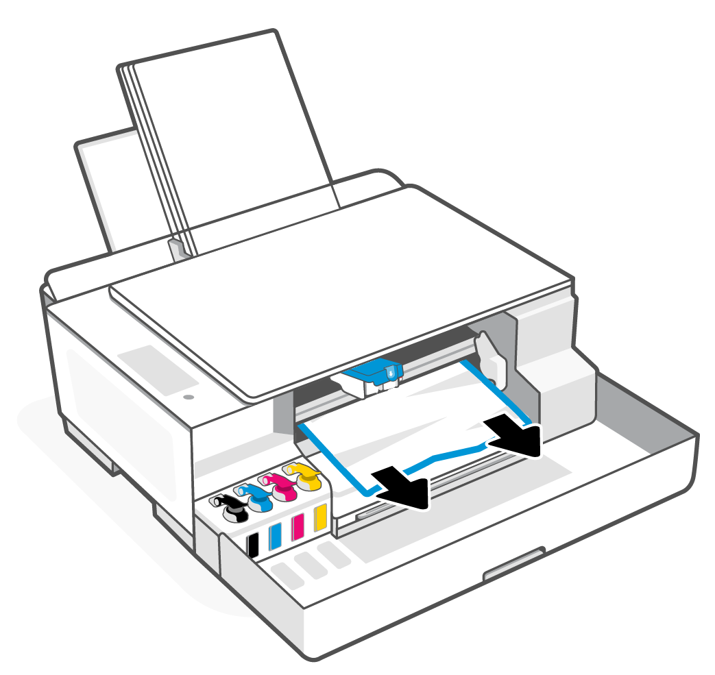 HP Smart Tank Drucker – Fehler "E4" (Papierstau) | HP® Kundensupport