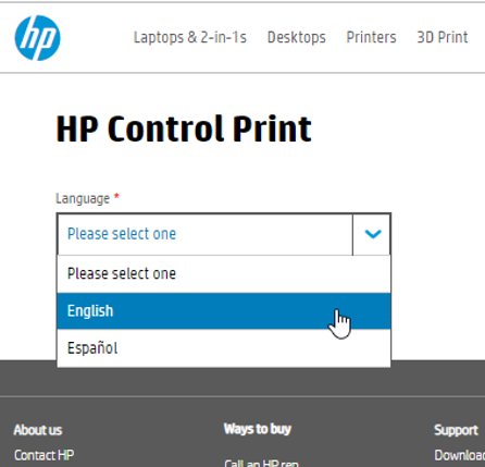HP Control Print | HP® Support
