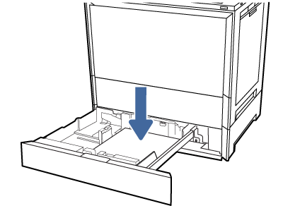 HP Color LaserJet Enterprise MFP X57945 - Setting up the printer ...
