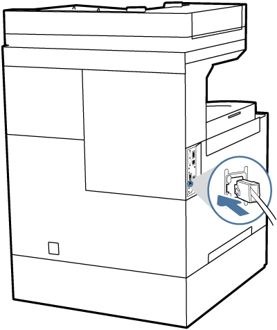 HP Color LaserJet Enterprise MFP X57945 - Setting up the printer ...