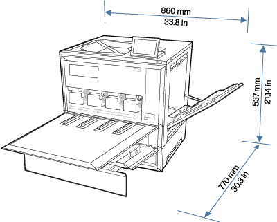 HP Color LaserJet Enterprise X654 - Setting up the printer (hardware ...