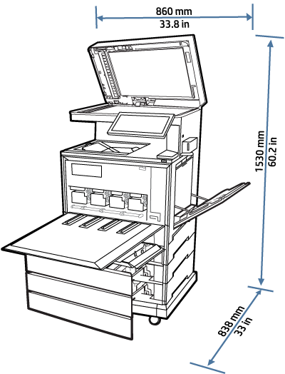 HP Color LaserJet Enterprise MFP X677 - Setting up the printer ...