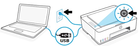 HP Smart Tank 520, 540 Printers - First time printer setup | HP ...