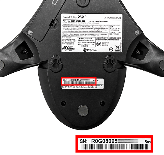 Find serial numbers for Poly products | HP® Support