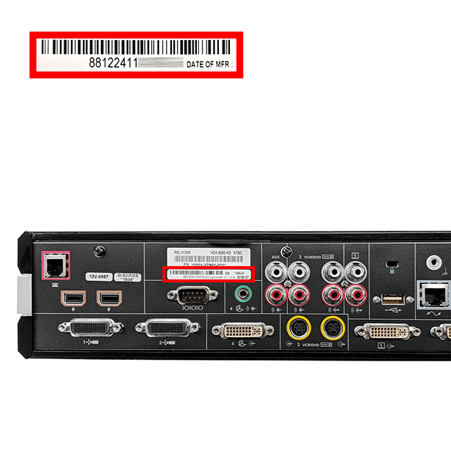 Zoek een serienummer uit de HDX-serie | HP® Klantondersteuning