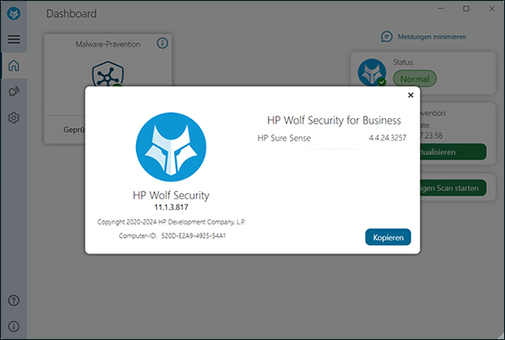 HP Business PCs – Aktualisierung von HP Wolf Security | HP® Support