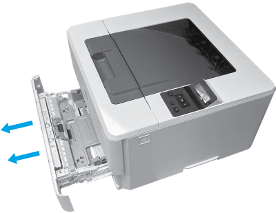 HP LaserJet Pro 4001-4004 - Install the tray extension kit | HP ...