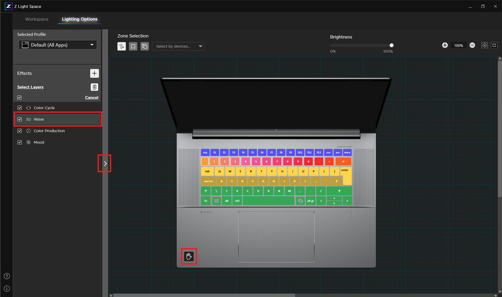 HP ZBook Workstation PCs - Using Z Light Space | HP® Support