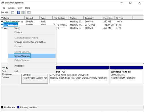 HP PCs - Partitioning and naming drives (Windows) | HP® Support