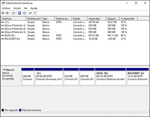 Equipos HP - Creación de particiones y asignación de nombres de unidades de disco (Windows ...