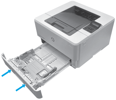 HP LaserJet Pro 4001-4004 — Instalowanie zestawu przedłużenia podajnika ...