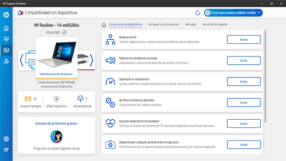 PC HP - Pruebas para fallos de hardware | Soporte HP®