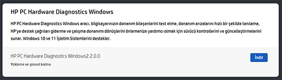HP Bilgisayarlar - Donanım arızalarını test etme | HP® Destek