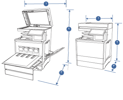 HP Color LaserJet Enterprise MFP X57945 - مواصفات الطابعة | دعم عملاء ®HP
