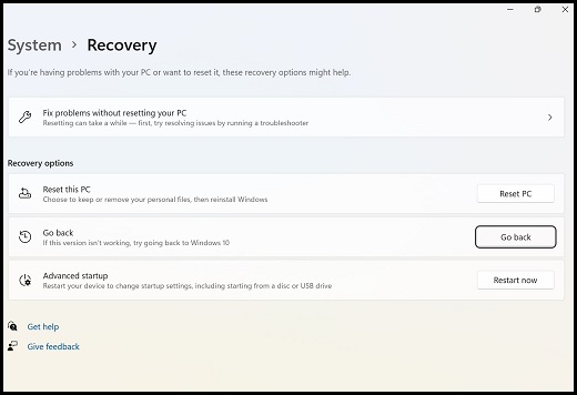 HP PCs - Go back to a previous version of Windows | HP® Support