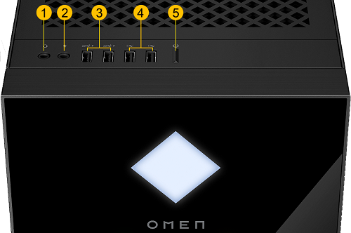 OMEN by HP 45L GT22-1000d Gaming Desktop PC product specifications | HP ...