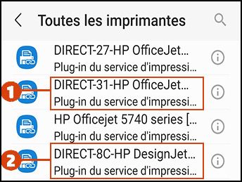 Imprimantes HP - Impression avec Samsung Print Service Plugin ...