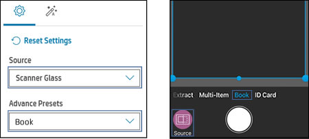 طابعات HP - استخدام ميزات المسح الضوئي المتقدمة (تطبيق HP Smart) | دعم HP®‎