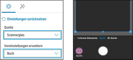 HP Drucker – Verwenden erweiterter Scanfunktionen (HP Smart App) | HP ...