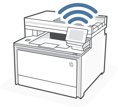HP Color LaserJet Pro MFP 4301, 4302, 4303 - Setting up the printer ...