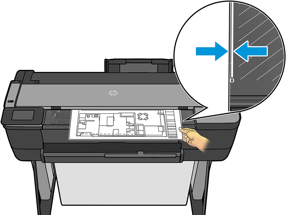 Scanning and copying - HP DesignJet T730/T830 MFP | HP® Support