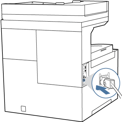 HP Color LaserJet Enterprise MFP X58045 - การติดตั้งเครื่องพิมพ์ ...