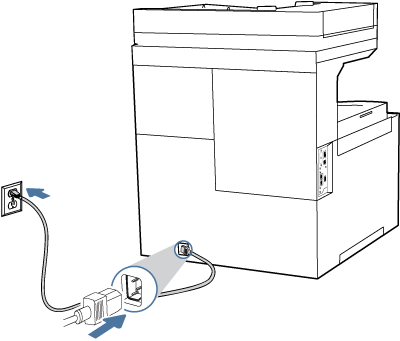 HP Color LaserJet Enterprise MFP X58045 - 安装打印机（硬件） | HP®客户支持