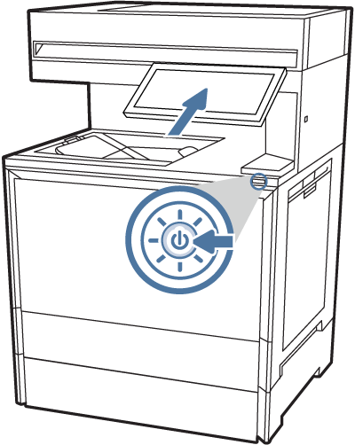 HP Color LaserJet Enterprise MFP X677 - Setting up the printer ...