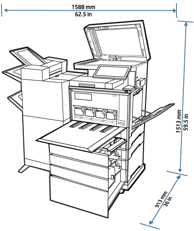 HP Color LaserJet Enterprise MFP X677 - Setting up the printer ...