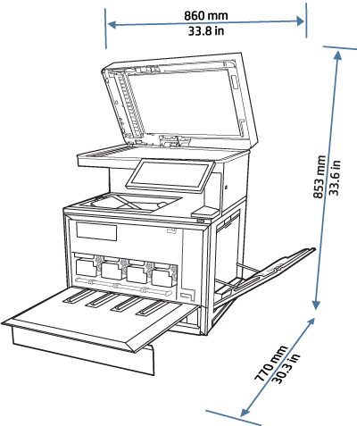 HP Color LaserJet Enterprise MFP 5800 - Setting up the printer ...