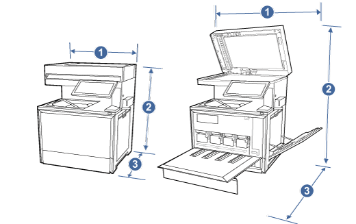 HP Color LaserJet Enterprise MFP X58045 - 프린터 사양 | HP® 고객 지원