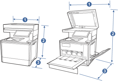 HP Color LaserJet Enterprise MFP X58045 - 프린터 사양 | HP® 고객 지원