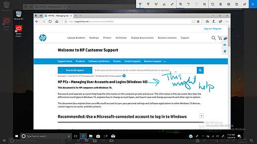 HP PCs - Using a pen with the Windows pen menu | HP® Support