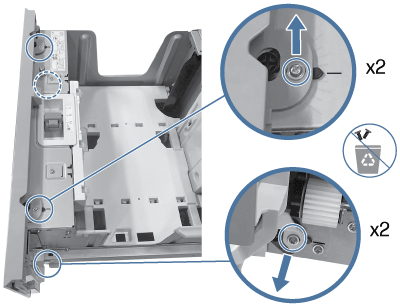 HP Color LaserJet Enterprise 5700, 6700, 6701, X557, X55745, X654 ...