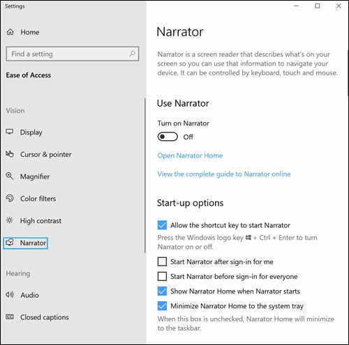 HP PCs - Accessibility options (Windows 10) | HP® Support