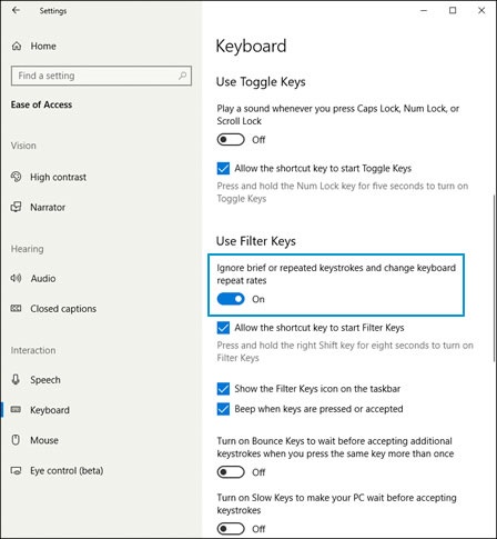 HP PCs - Accessibility options (Windows 10) | HP® Customer Support