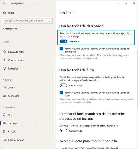 Equipos HP: opciones de accesibilidad (Windows 10) | Soporte al cliente ...