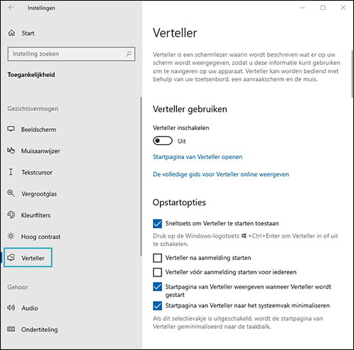 HP-pc's - Toegankelijkheidopties beheren (Windows 10) | HP® ondersteuning