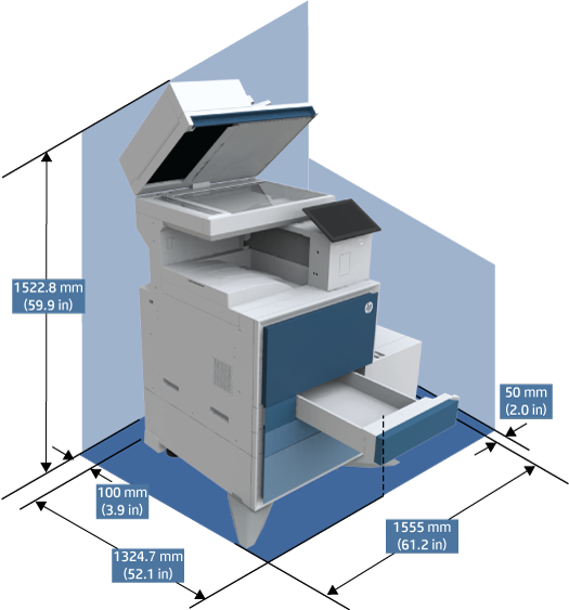 HP Color LaserJet Managed MFP E877, E87740, E87750, E87760, E87770 ...