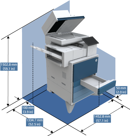 HP Color LaserJet Managed MFP E877, E87740, E87750, E87760, E87770 ...