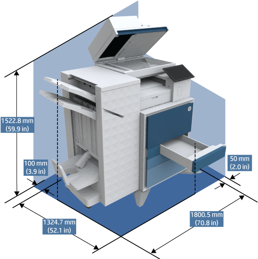 HP Color LaserJet Managed MFP E877, E87740, E87750, E87760, E87770 ...