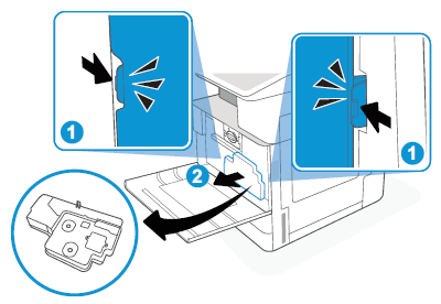 HP LaserJet Managed MFP E730, E73025, E73030 - Replace the toner ...