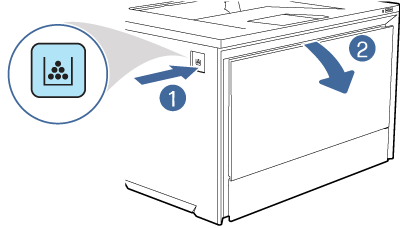 HP Color LaserJet Pro 4201, 4202, 4203 - Use a PIN to access the HP ...